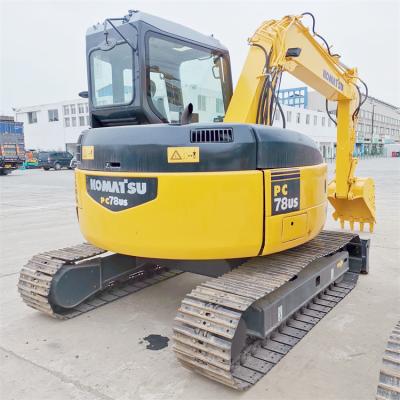 China 2018 Good Health 8 ton gebruikte PC78US-6 graafmachine gemaakt in Japan met Cummins motor Te koop