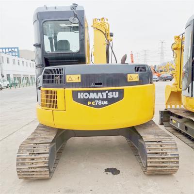 China 2018 Good Health 8 ton gebruikte PC78US-6 graafmachine gemaakt in Japan met Cummins motor Te koop
