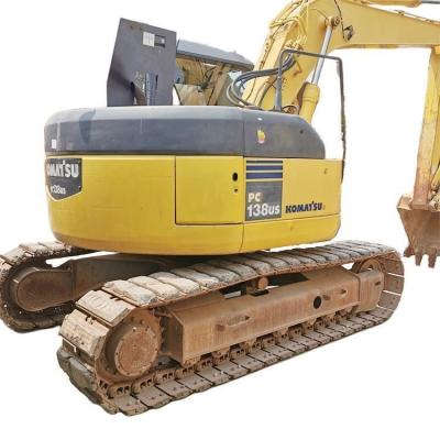 중국 좋은 건강 일본에서 만든 원색 13 톤 고무 트랙 코마쓰 138 사용 된 발굴기 판매용