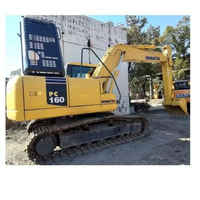 중국 상하이에서 2019 년 16000 KG 기계 무게와 함께 사용 된 코마쓰 PC160-7 크롤러 발굴기 판매용