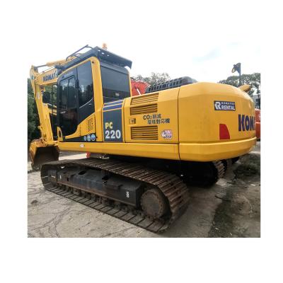중국 2019년 상하이에서 지구 이동 기계용 PC220 발굴기 22 톤 사용 시간 감소 판매용