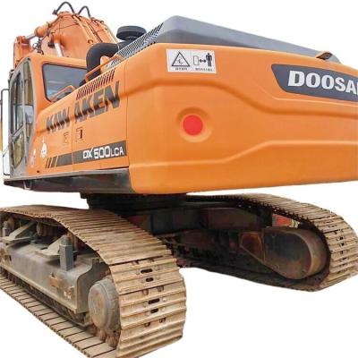中国 上海で使った Doosan DX500L 50トンの掘削機 238KWのパワーと50000KGの重量 販売のため
