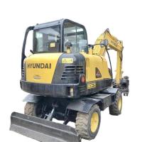 Quality Used Hyundai 60 Wheel Excavator 6T Mini Excavator with Original Hydraulic for sale