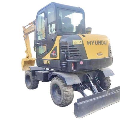 Cina Usato Hyundai 60 Excavator 6T Mini Excavator con cilindro idraulico originale in vendita