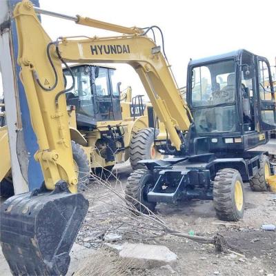 Cina Usato Hyundai 60 Excavator 6T Mini Excavator con cilindro idraulico originale in vendita