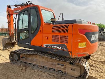 Cina Escavatore originale Doosan DX150-9C con 1500 ore di lavoro e capacità di 0,55 secchi in vendita