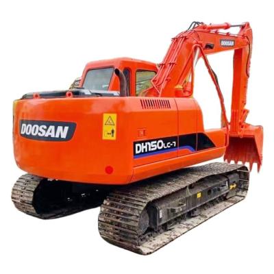 中国 15トンのドーサン DH150-7 クローラー掘削機 韓国製 作業重量13900kg 販売のため