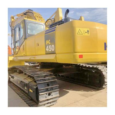 중국 상하이 사용 된 45 톤 코마쓰 PC450-7 크롤러 발굴기 발굴기 2886 작업 시간 판매용