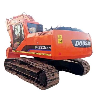 Cina Buone condizioni 22 tonnellate Doosan 220 escavatore in Corea con pompa idraulica originale in vendita