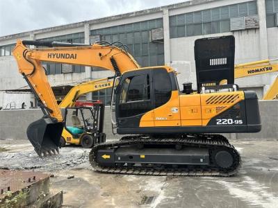 Cina Hyundai R220LC 220LC-9S di seconda mano 22 tonnellate Scavatore Spala Scavatore 1.05m3 2022 Modello in vendita