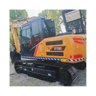 China SANY 135C PRO 13 Ton Excavator with Parts and Lower Cost 2022 Model 897 Working Hours for sale