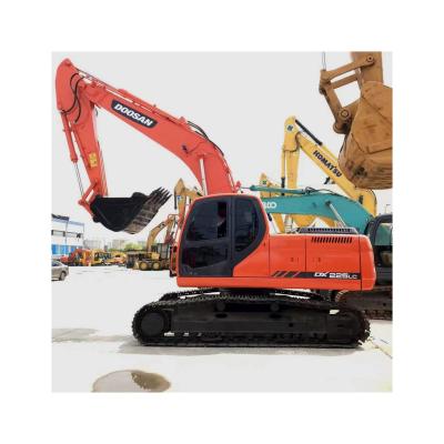 Cina Orario di lavoro basso garantito Originale Corea Usato Doosan DX225LC Crawler Escavatore 115KW in vendita
