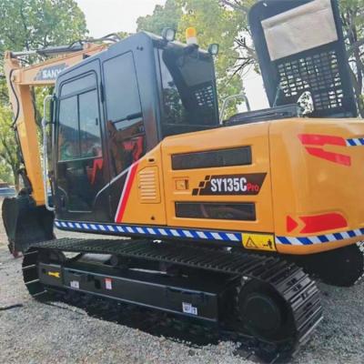 China SANY 135C PRO 13 Ton Excavator with Parts and Lower Cost 2022 Model 897 Working Hours for sale