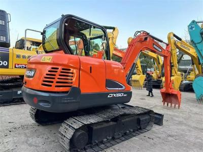 China Korean Original Doosan DX60 Excavator in Durable and with Original Hydraulic Cylinder for sale