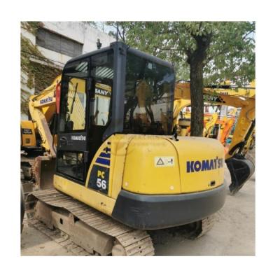 중국 낮은 작업 시간 2020 코마쓰 PC56 발굴기 일본 제조 S4D87E-1 엔진 타입 판매용