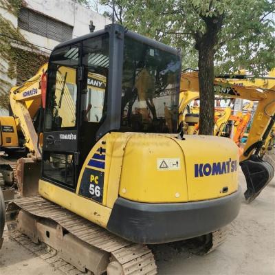 中国 低労働時間 2020 コマツー PC56 掘削機 日本製 S4D87E-1 エンジンタイプ 販売のため