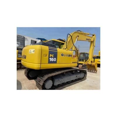 중국 우수한 성능과 강력한 엔진을 가진 2021 사용 된 코마쓰 PC160-7 크롤러 발굴기 판매용