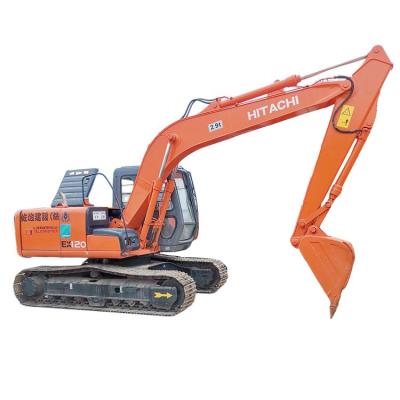China Fabricado no Japão Máquinas de movimentação de terra 12 toneladas Usadas Hitachi EX120-5 Excavadora de rastreamento à venda