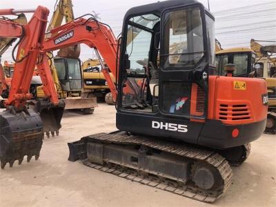 Cina Doosan DH55 mini escavatore con cilindro idraulico originale in buone condizioni in vendita