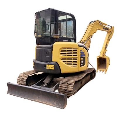 중국 원본 코마쓰 PC55 미니 발굴기 5톤 상하이 일본에서 좋은 상태 판매용