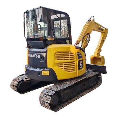 중국 28.5 KW 미니 발굴기 5톤 코마쓰 PC 55 일본에서 상하이에서 지구 이동 판매용