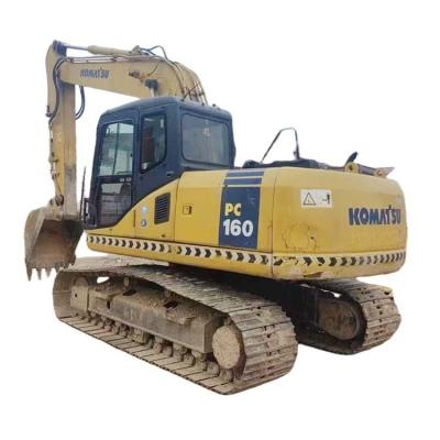 중국 원본 수압 실린더 사용 된 코마쓰 PC160-7 크롤러 16 톤 발굴기 일본 판매용