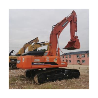 Cina 218KW Doosan DH420-7 DH420 DH420LC-7 ha utilizzato il macchinario di ingegneria resistente del cingolo 42Ton dell'escavatore in vendita