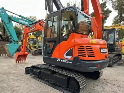 Cina Prodotto in Corea originale usato doosan dh60-7 escavatore 6 tonnellate a Shanghai in vendita