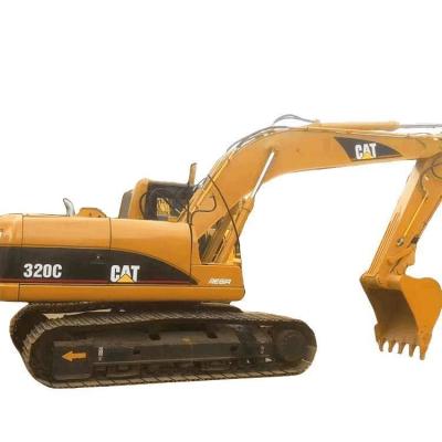 China Excavadora de 20 toneladas Cat 320C Japón maquinaria de segunda mano excavadora excavadora en buenas condiciones en venta