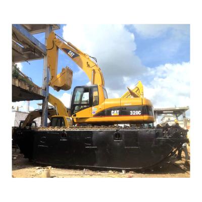 China 21115 KG Peso de operación Caterpillar Cat 320C Excavadora anfibia en precio asequible en venta