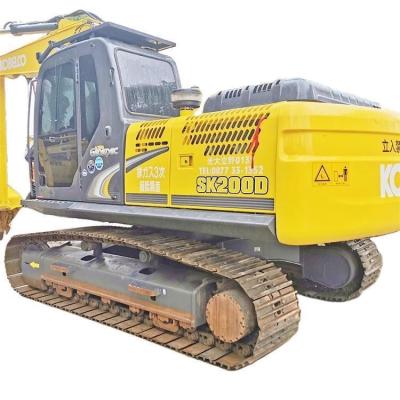 China 2018 Kobelco SK200-8 Graafmachine 20 Ton Japan Originele graafmachine met een emmercapaciteit van 0,8 m3 Te koop