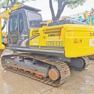 China 2018 Kobelco SK200-8 Graafmachine 20 Ton Japan Originele graafmachine met een emmercapaciteit van 0,8 m3 Te koop