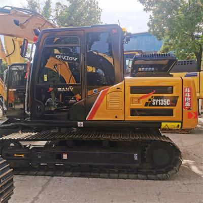 China Middle 13 Ton Used Sany SY135 Excavator with ISUZU Engine and 0.53m3 Bucket Capacity for sale