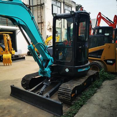 China Excavadora mini Kobelco SK55 usada de 5 toneladas em Xangai Peso operacional 5290KG à venda