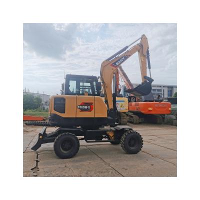 China Sany Excavator SY65W-S Equipped with Original Hydraulic Valve and 0.25m3 Bucket Capacity for sale