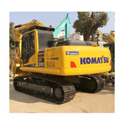 중국 원본 수압 펌프와 함께 일본에서 20 톤 사용 된 코마쓰 PC200-8 발굴기 좋은 상태 판매용