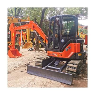 China Mini Usado Hitachi ZX50U Hydraulic Crawler Digger com motor ISUZU Original à venda