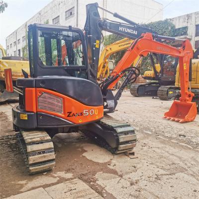 China Mini Usado Hitachi ZX50U Hydraulic Crawler Digger com motor ISUZU Original à venda