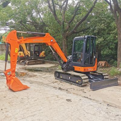China Mini Usado Hitachi ZX50U Hydraulic Crawler Digger com motor ISUZU Original à venda