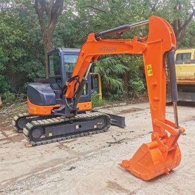 China Mini Usado Hitachi ZX50U Hydraulic Crawler Digger com motor ISUZU Original à venda
