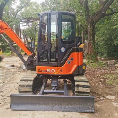 China Mini Usado Hitachi ZX50U Hydraulic Crawler Digger com motor ISUZU Original à venda