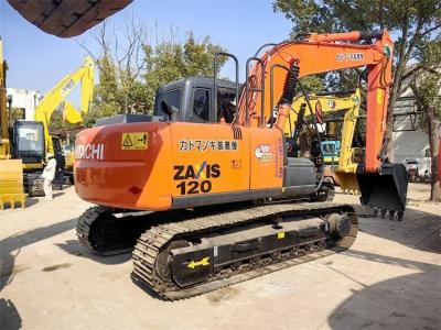 Cina 12 tonnellate usato Hydraulic Crawler Excavator Hitachi ZX120 Giappone originale con motore ISUZU in vendita