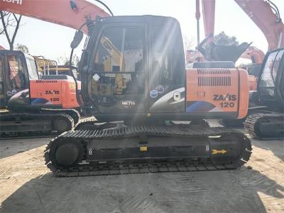 Cina 12 tonnellate usato Hydraulic Crawler Excavator Hitachi ZX120 Giappone originale con motore ISUZU in vendita