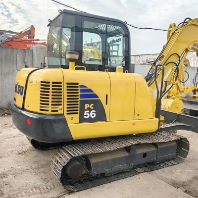 China 5300KG Peso de operação Japão original usado Komatsu PC56 Crawler Excavator 34,5KW à venda