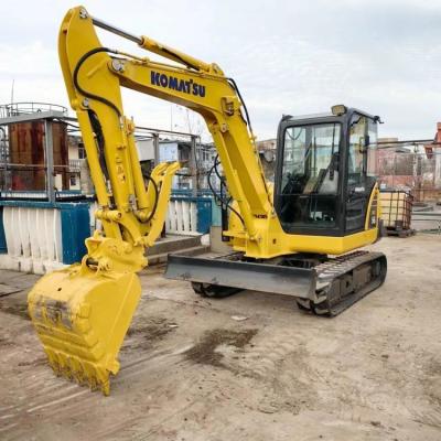 China Guter Zustand Original 5 Tonnen Mini Gebraucht Komatsu PC56-7 Bagger aus Japan in Shanghai zu verkaufen