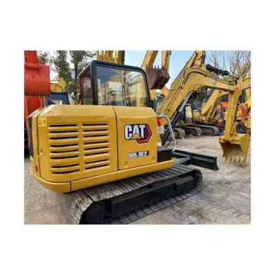 Cina Escavatore mini-crawler usato CAT 305.5E2 con capacità di secchio di 0,22 m3 in buone condizioni in vendita
