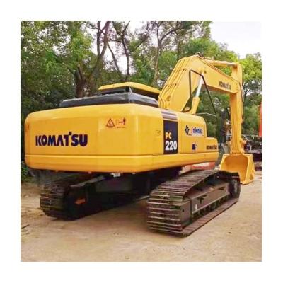 China Fabricado no Japão usado Komatsu PC220-7 escavadeira 22 toneladas com motor de injeção direta à venda