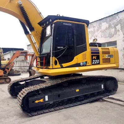 Cina Buone condizioni 22 tonnellate Usato Komatsu PC220 escavatore in Giappone 1 m3 secchio 110 KW Potenza in vendita