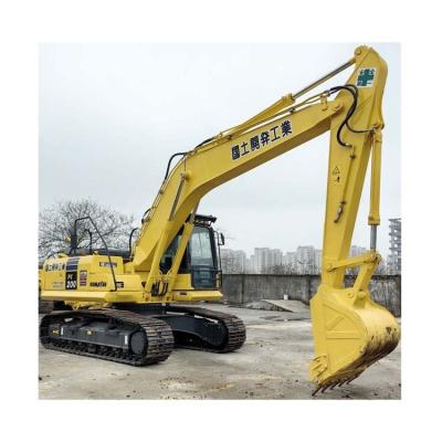 中国 20トンの古用掘削機 コマツー掘削機 PC200-8 上海でオリジナルの水力ポンプ 販売のため