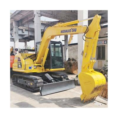 中国 日本製 中古のコマツー PC 70-8 ミニ掘削機 7トン オリジナル液圧バルブ 販売のため